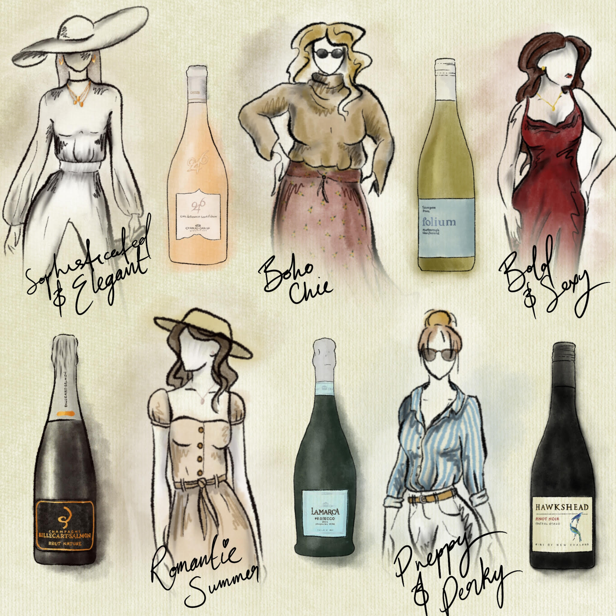 Focus On: Strangely Perfect Pairing - When Wine Meets Fashion - Dhall ...